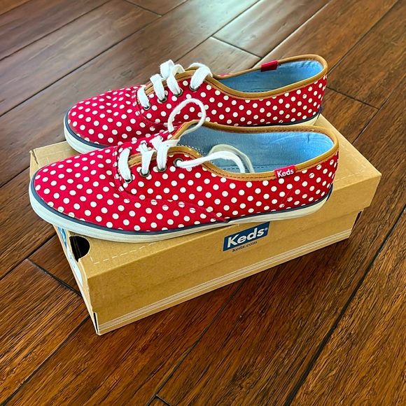 Keds | Shoes | Keds Womens Champion Dot Ref Twill Shoes | Poshmark
